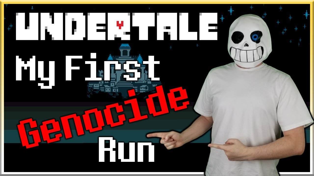 Undertale My First Genocide Run Full Playthrough Live Youtube