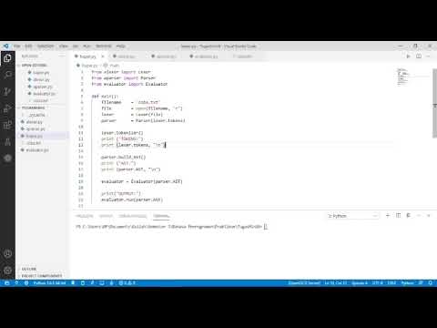Lexer Parser Bahasa Pemrograman Youtube