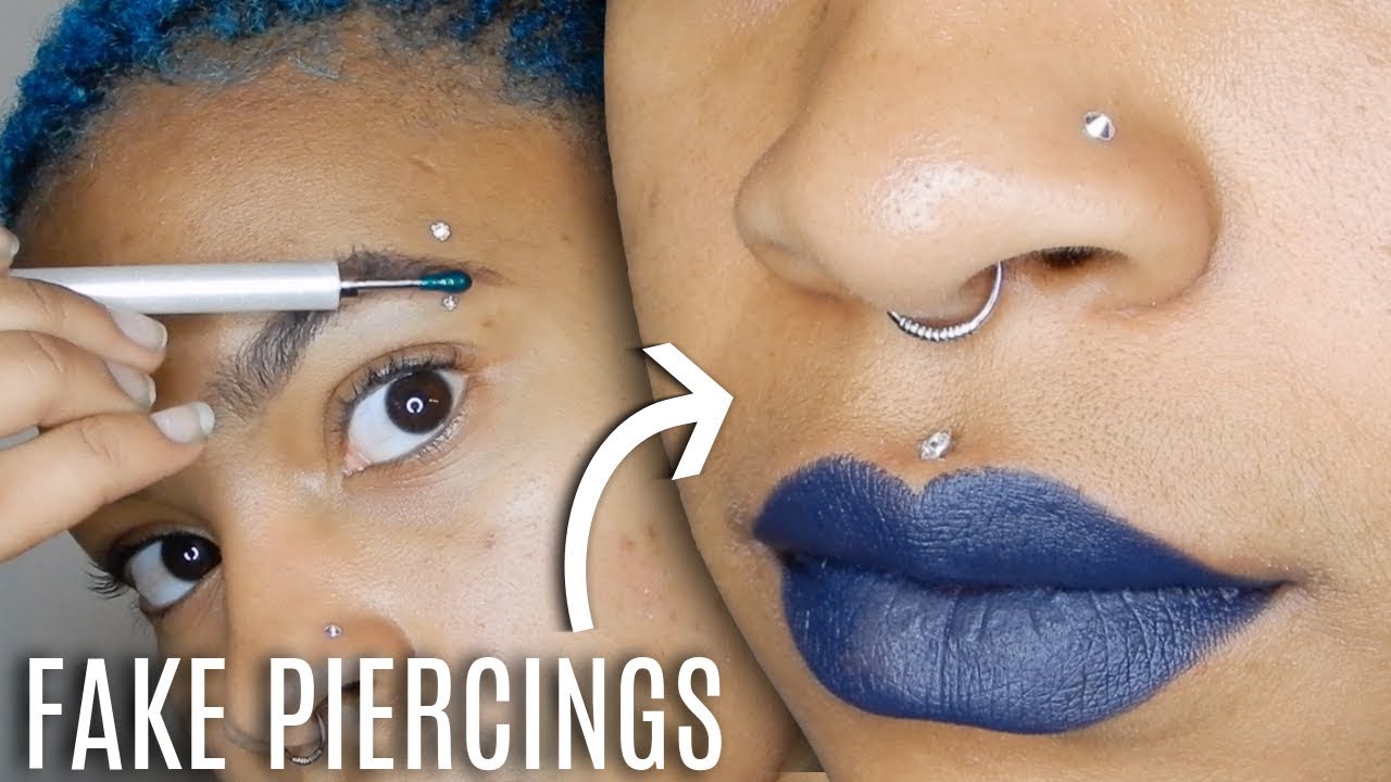 Diy Fake Piercings In Seconds Youtube