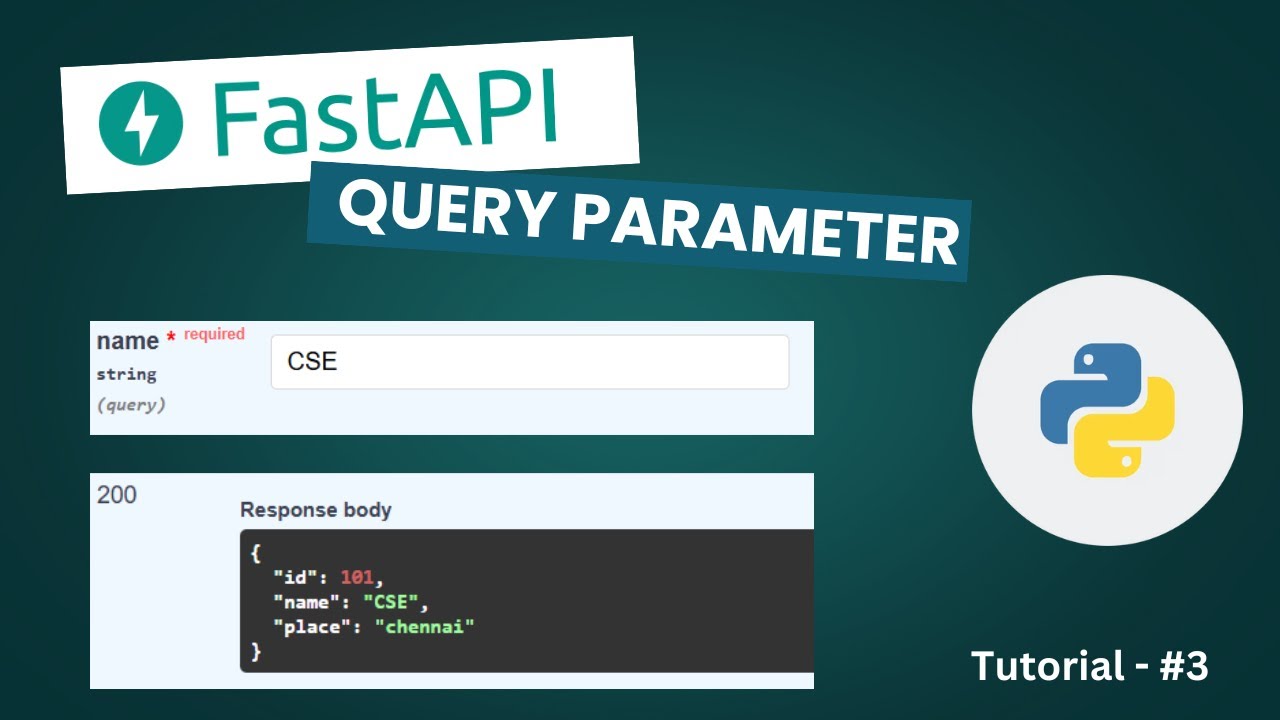 Fastapi Tutorial Query Parameter Part 3 Tamil Youtube