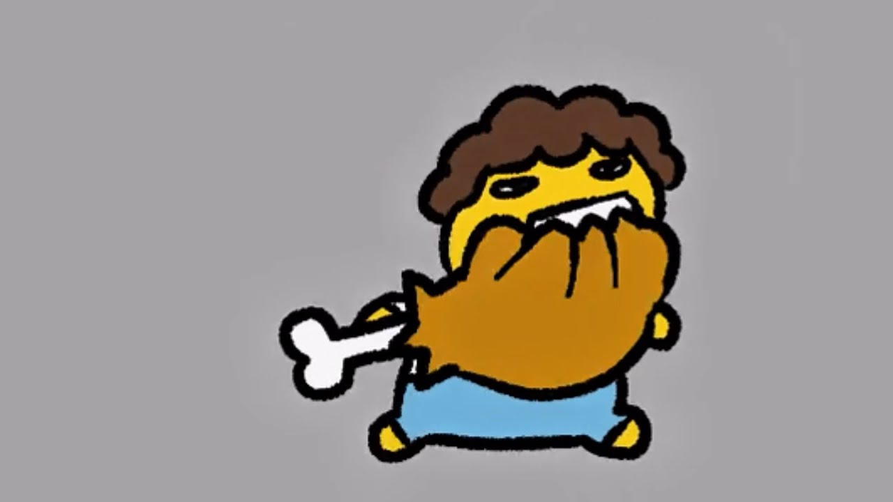 Shedletsky Eating Fried Chicken For 1 Hour Youtube
