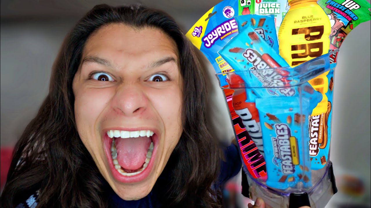 I Blended Every Youtuber Food Into One New Product Youtube