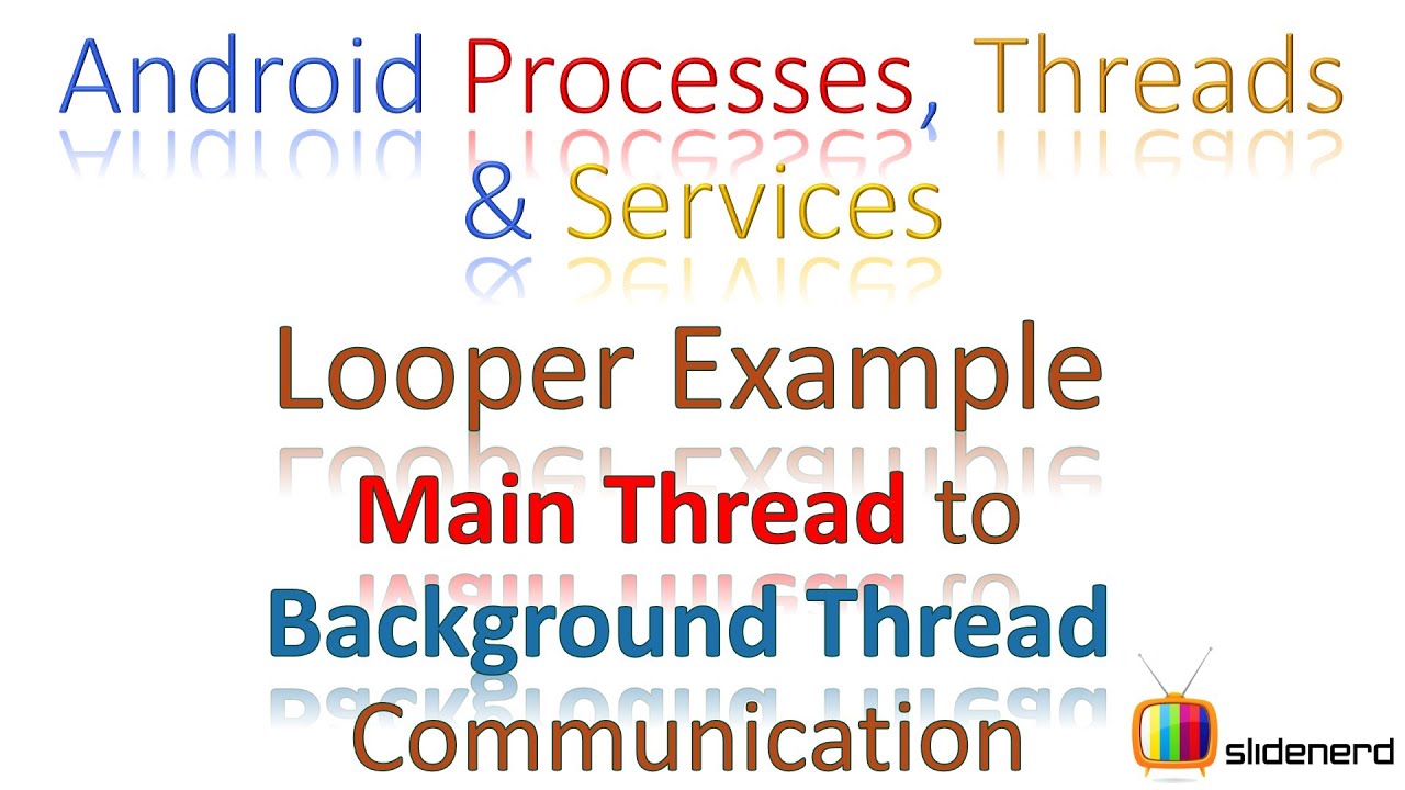 182 Android Looper Example Youtube