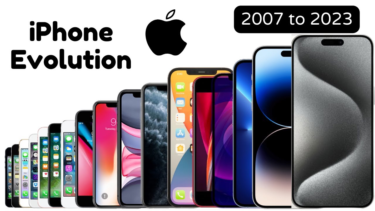 Evolution Of Iphone 2007 To 2023 Youtube