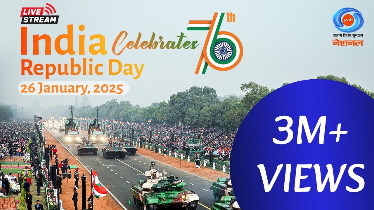 Live India S Republic Day Parade 26th January 2025 गणत त र द वस