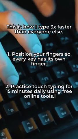 This Is How I Type 3x Faster Than Everyone Else Youtube