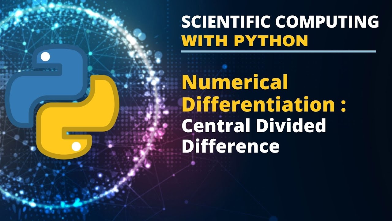 Numerical Differentiation Central Divided Difference Using Python