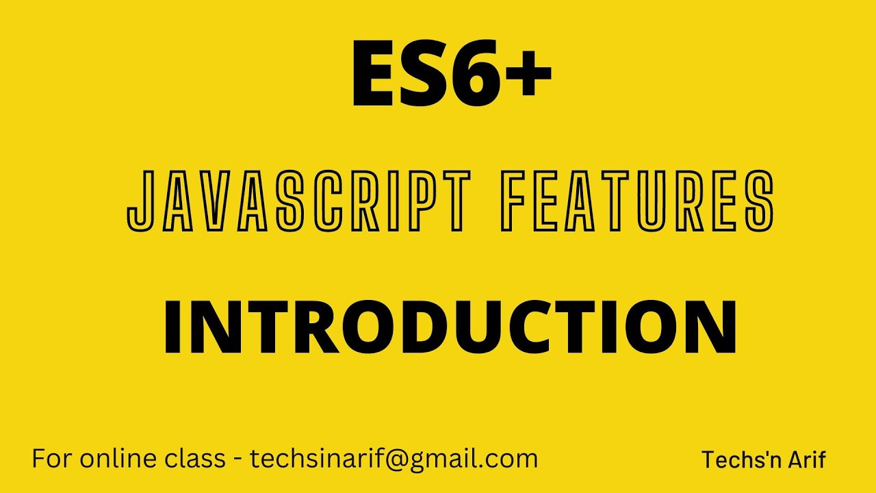 1 Javascript Tutorial Es6 Introduction Tamil Youtube