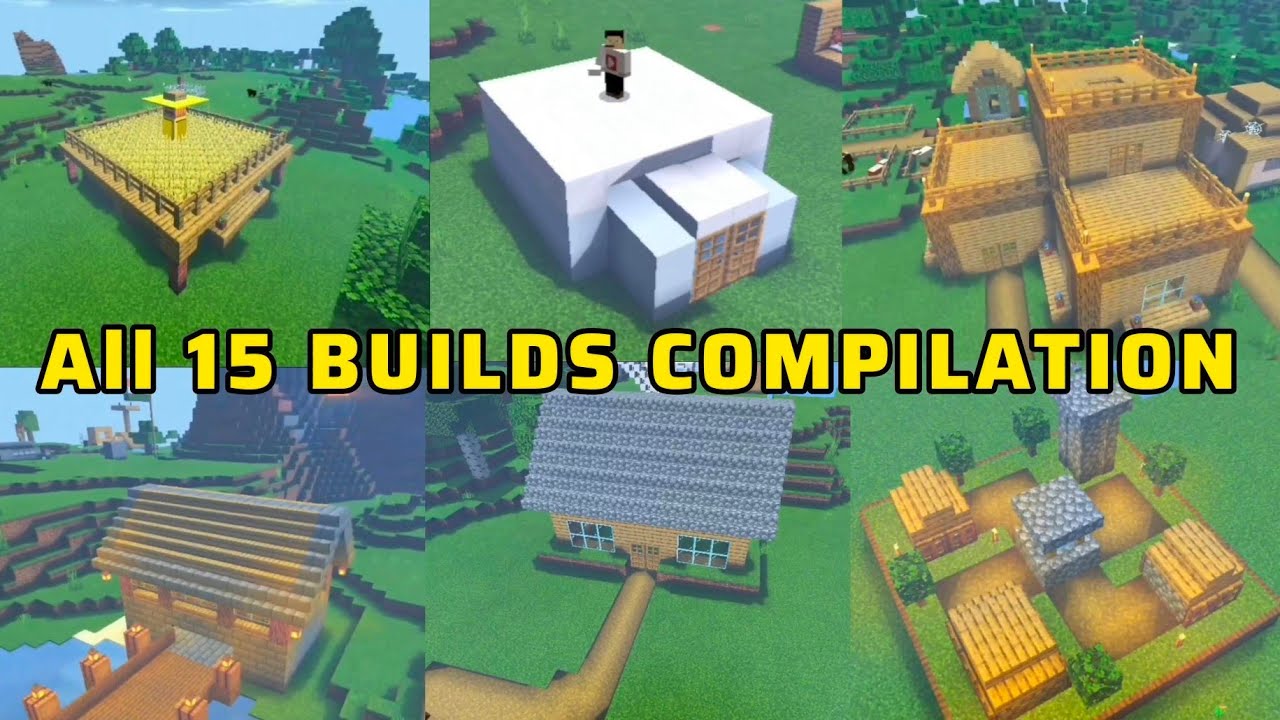 Compilation Of All My Builds I Created In My 3 Year Youtube Journey
