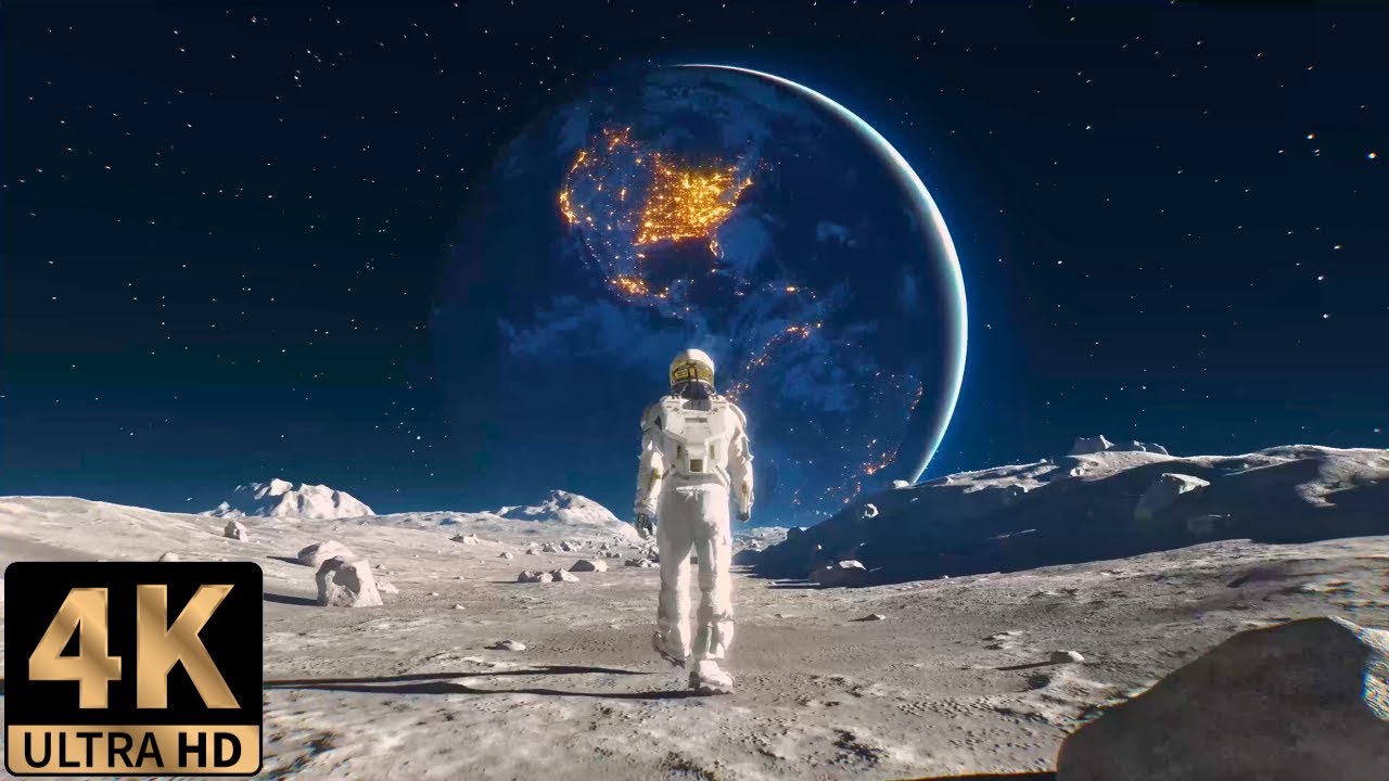 View From Moon Wallpaper View Of The Moon Close To Planet Earth In