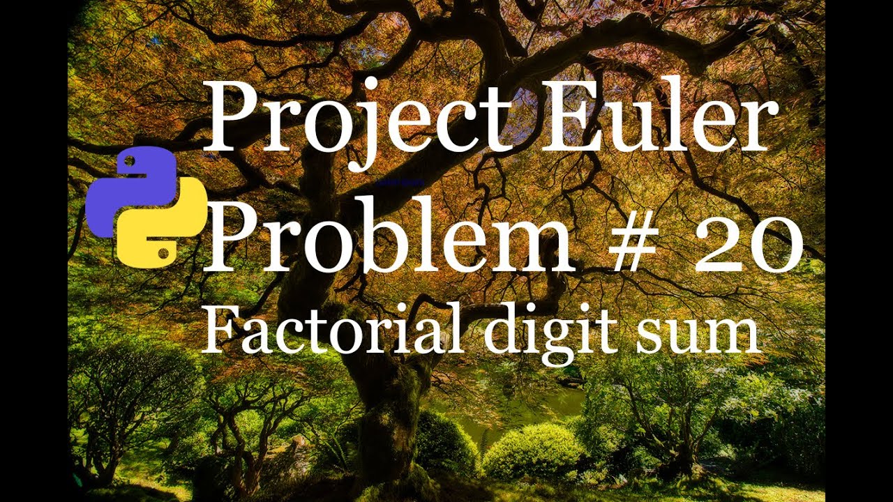 Project Euler 20 Youtube