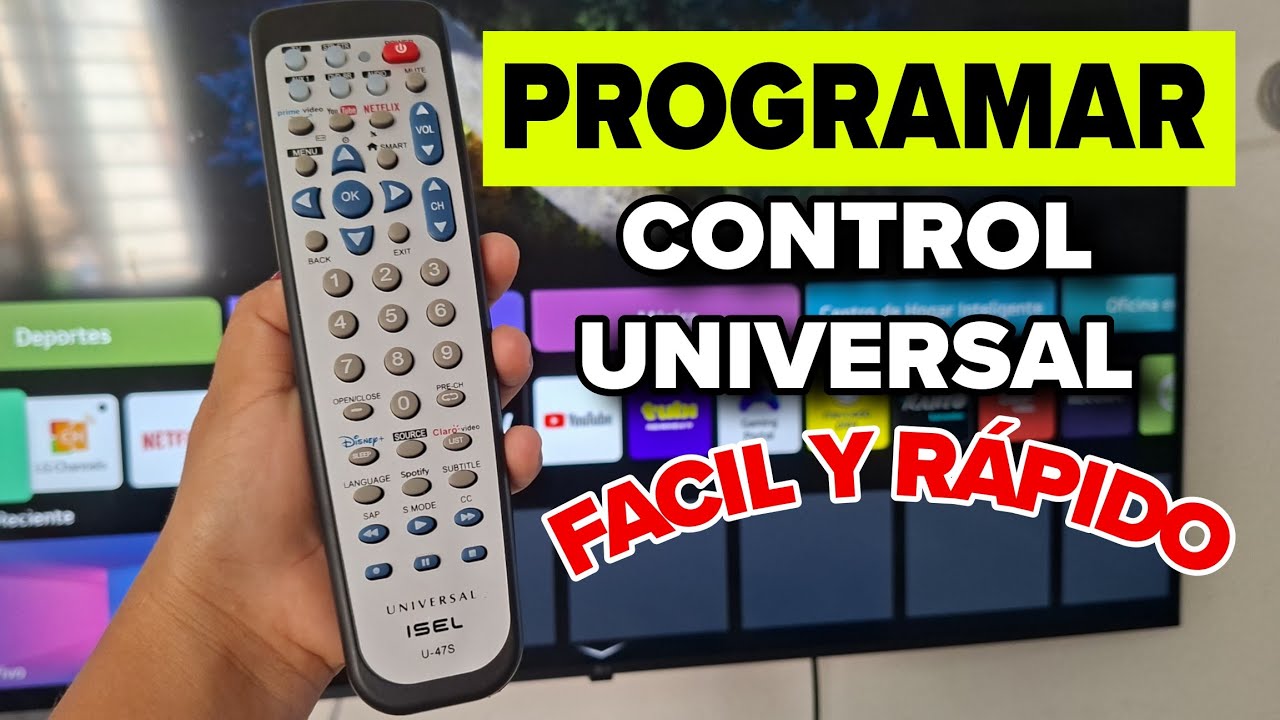 Cómo Programar Control Remoto Universal Isel U 47s Configurar Control