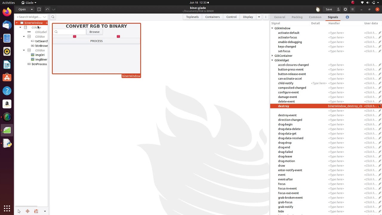Convert Image To Binary Image Python Pengolahan Citra Digital Youtube