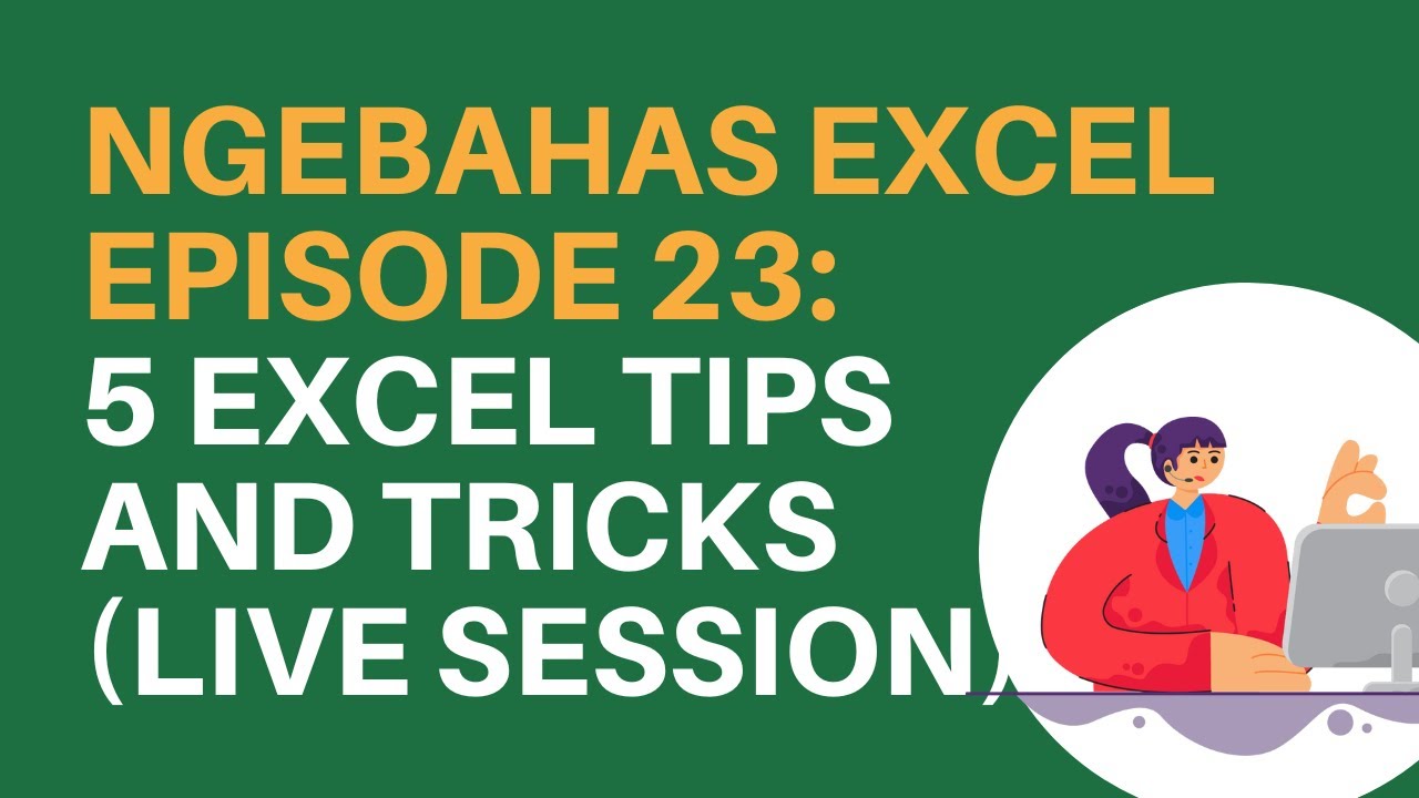 Webinar 12 5 Tips Dan Tricks Excel Youtube