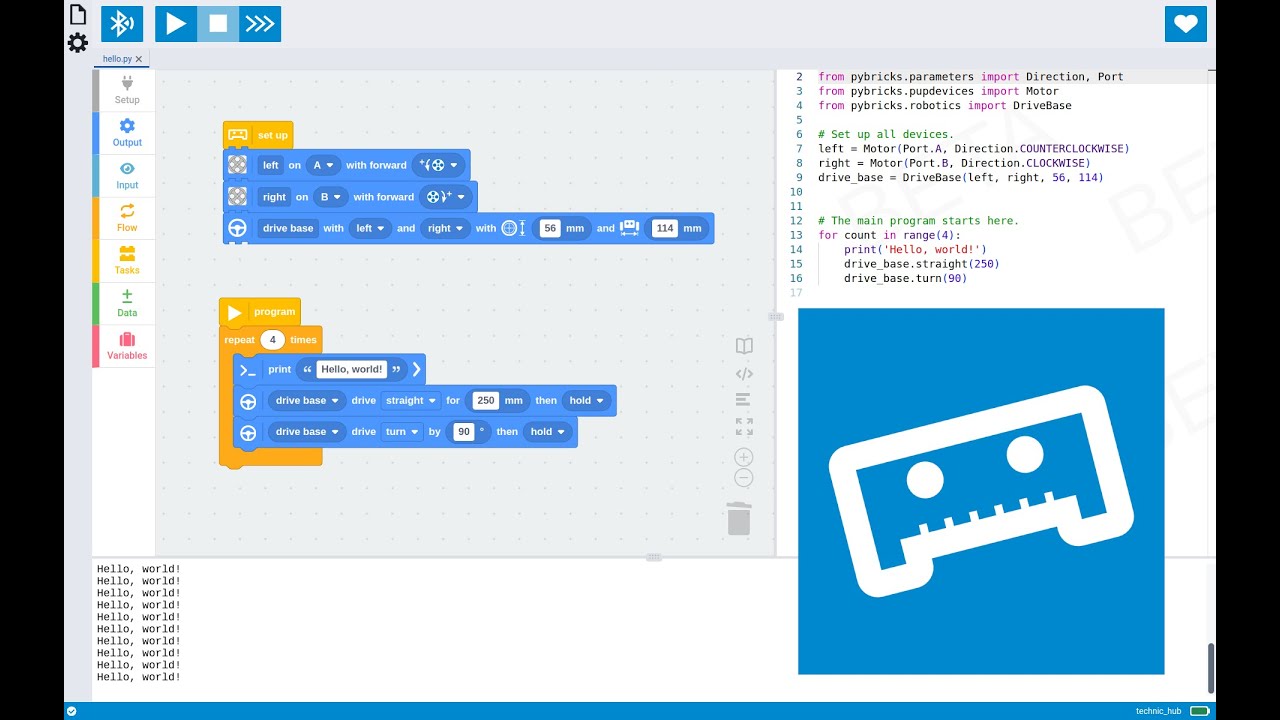 First Look At Block Coding With Pybricks Youtube