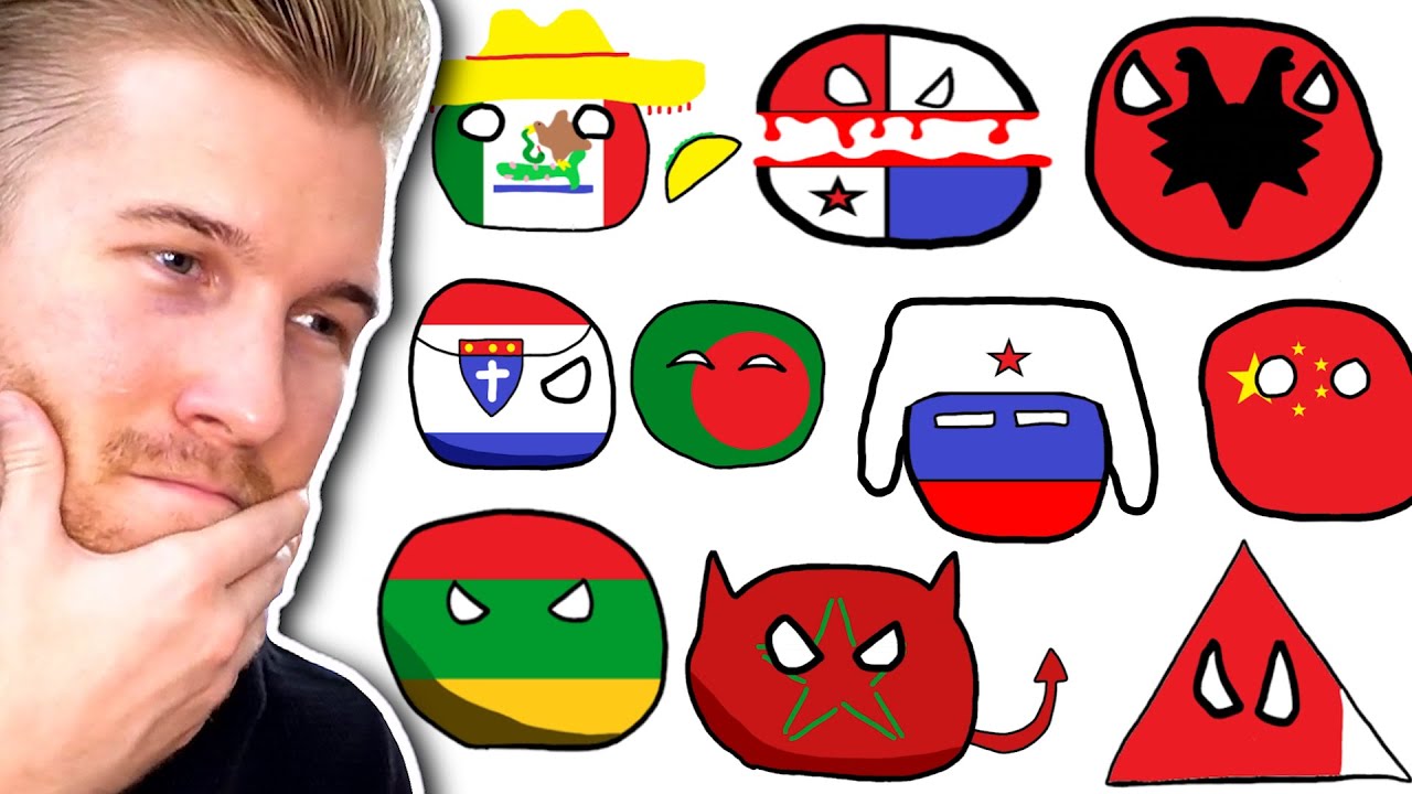Drawing World Flags Countryballs By Memory Youtube