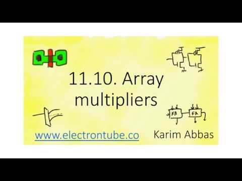 11 10 Array Multipliers Youtube