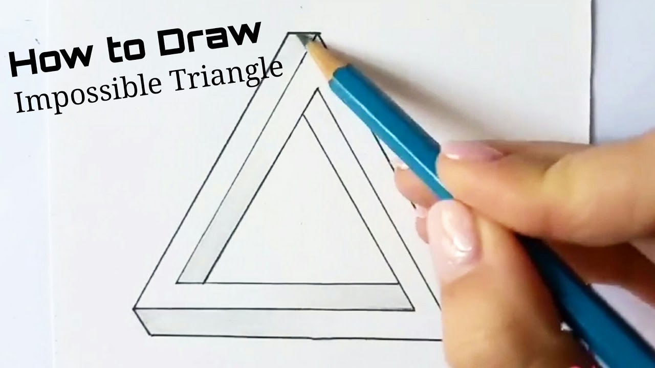 How To Draw Impossible Triangle Youtube