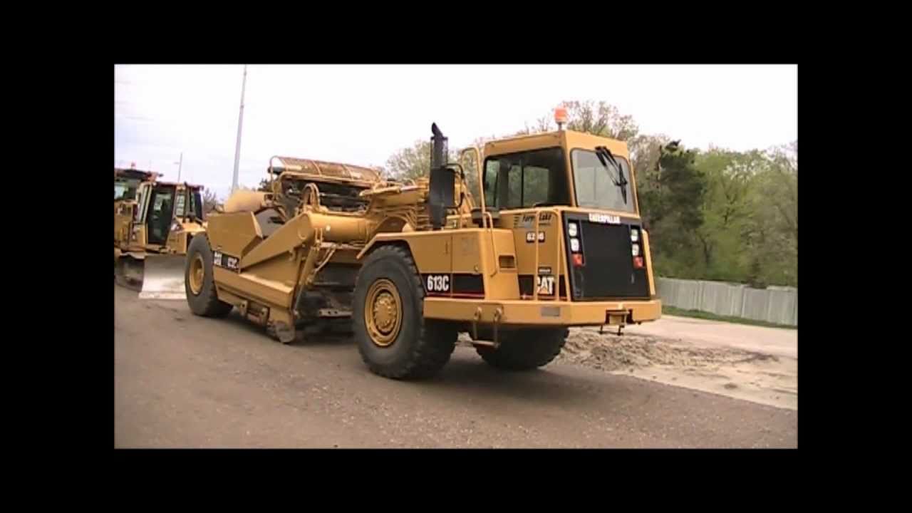 Cat 613c Scraper Walk Around 1080p Hd Youtube