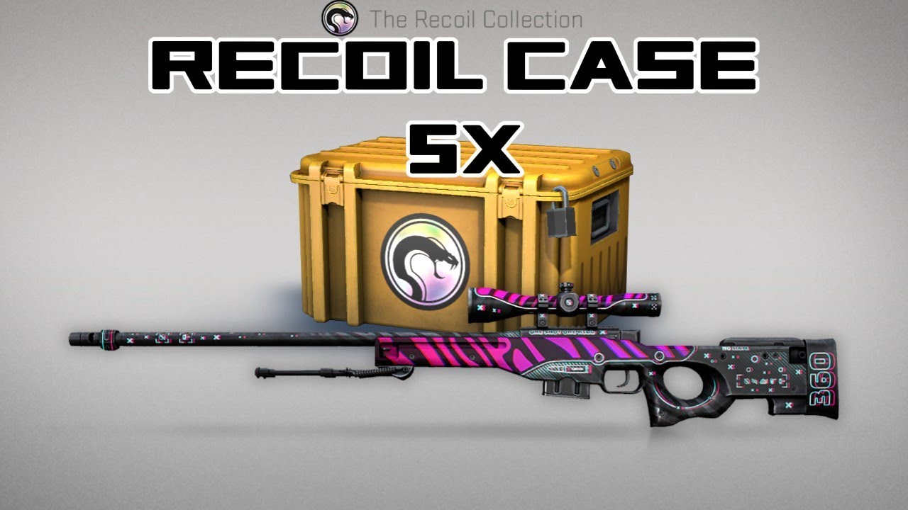 Case Opening 5x Recoil Case Youtube