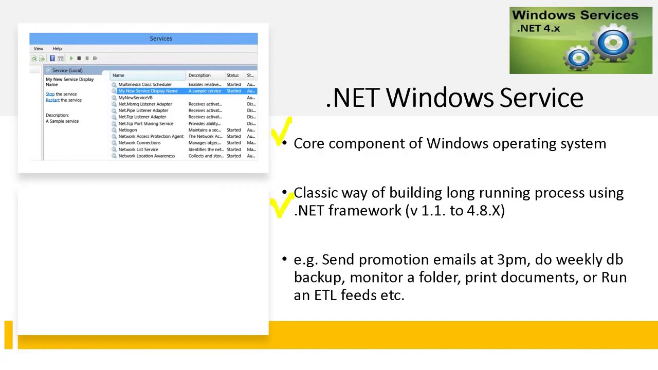 What Are Net Window Services A Brief Technical Overview Youtube