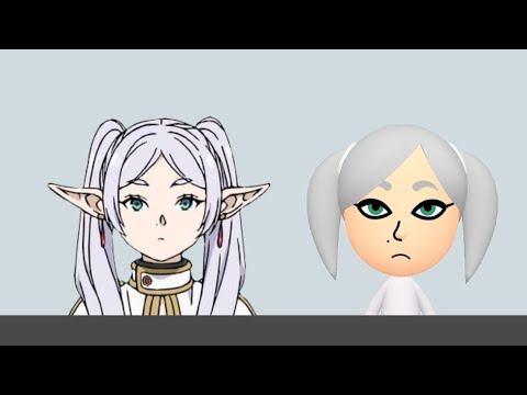 Mii Maker Request Frieren Frieren Beyond Journey S End Youtube