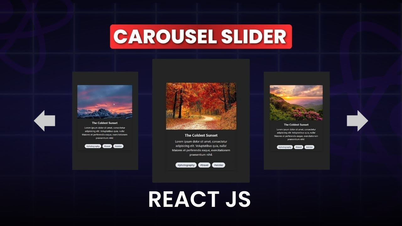 How To Create Carousel Slider In Reactjs Youtube