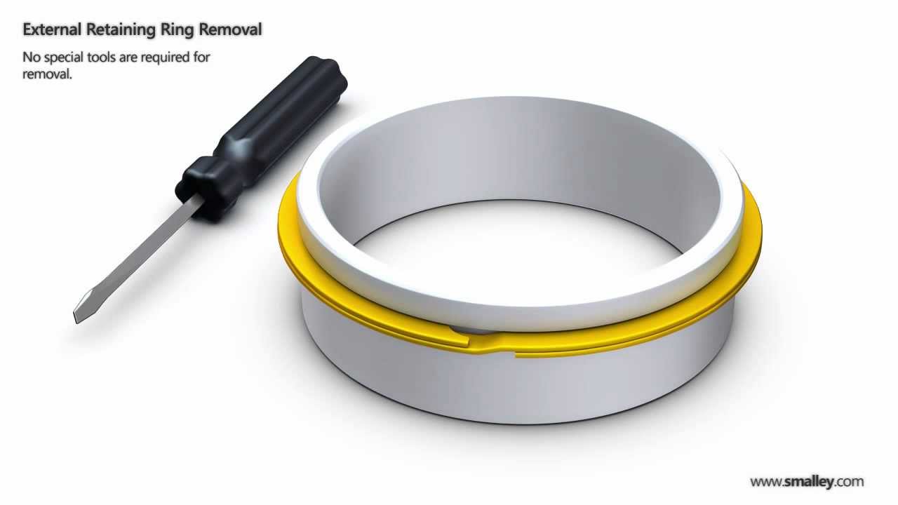 Retaining Ring Removal External Shaft Youtube