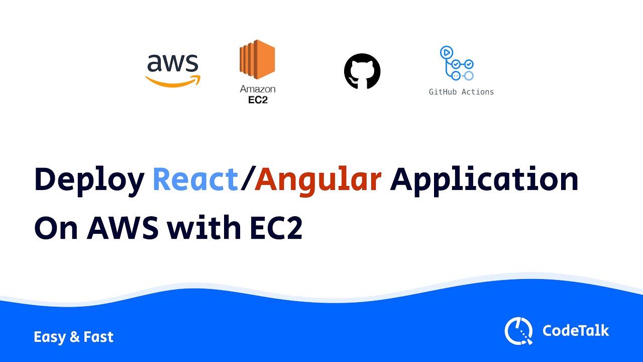Deploy React Angular Application On Aws With Ec2 Github Action Easy