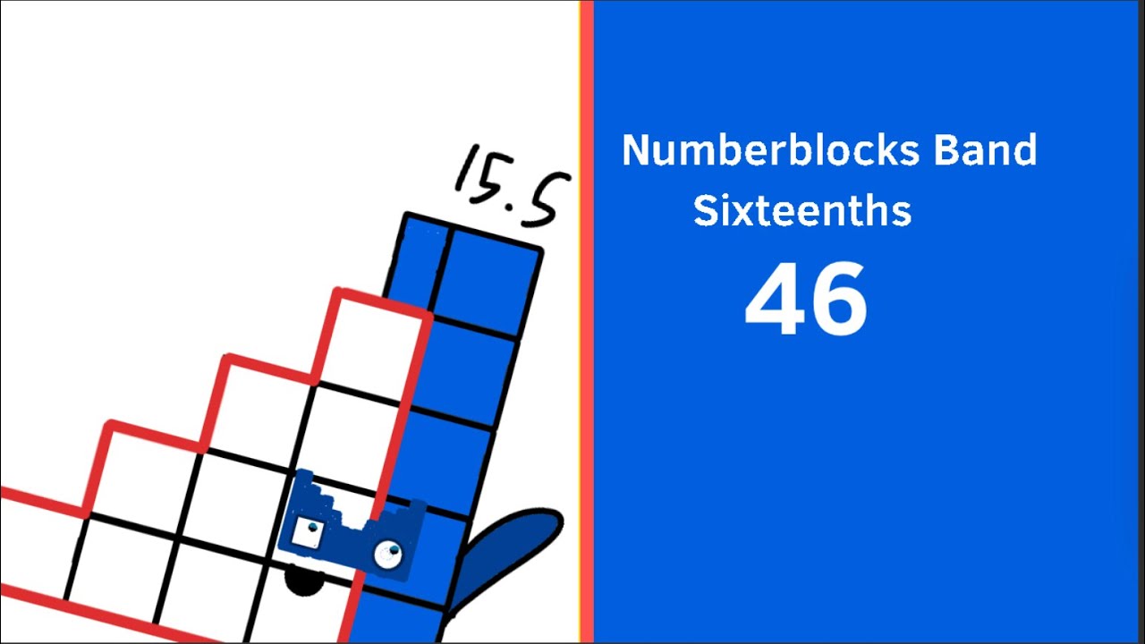 Numberblocks Band Sixteenths 46 Youtube
