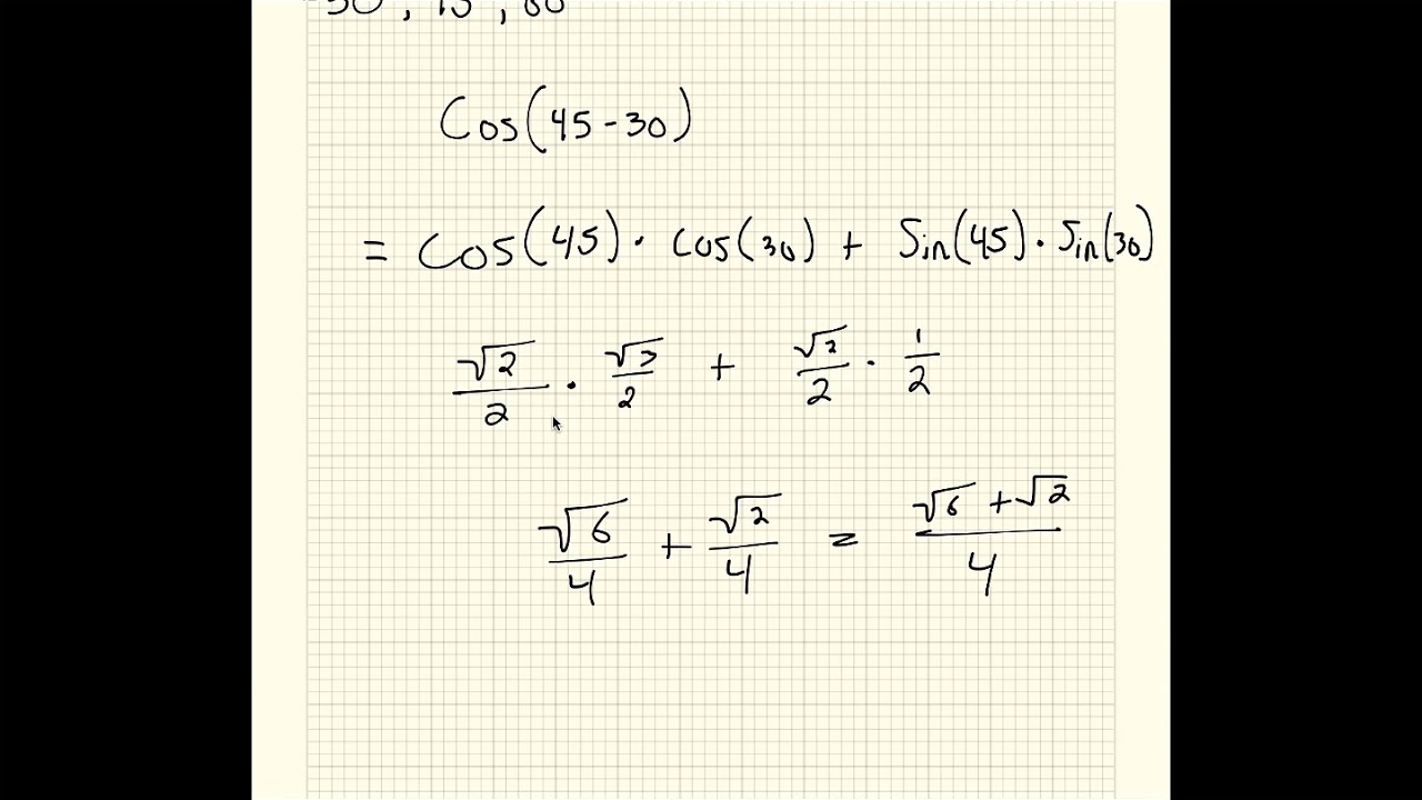 Precalc Chapter 7 Review Youtube