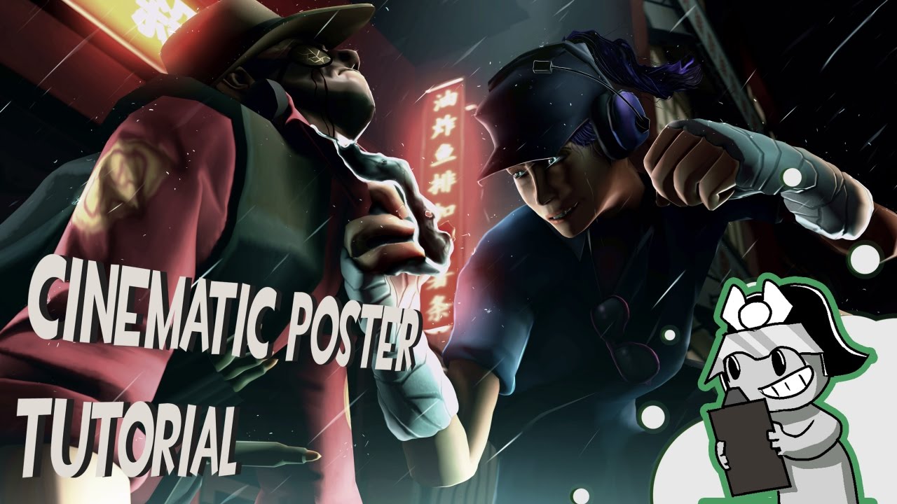 Sfm How To Make A Cinematic Poster Youtube