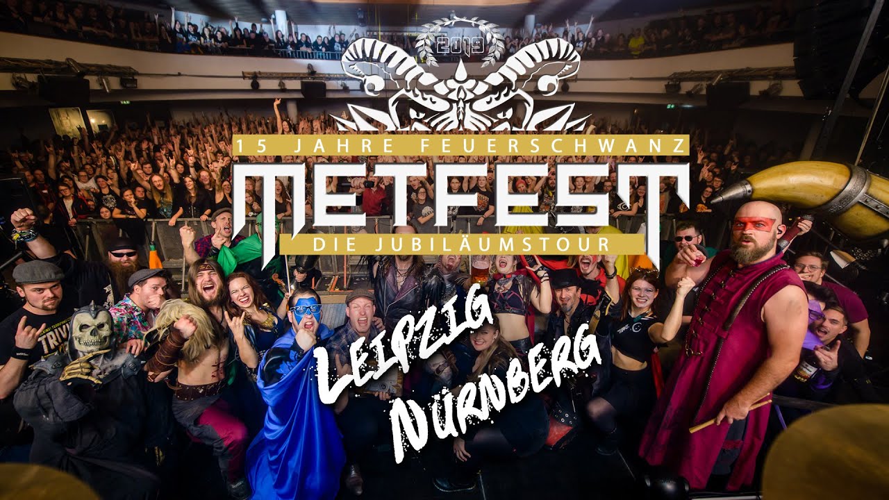 Metfest Tour 2019 Leipzig Nürnberg Feuerschwanz Tourtagebuch Youtube