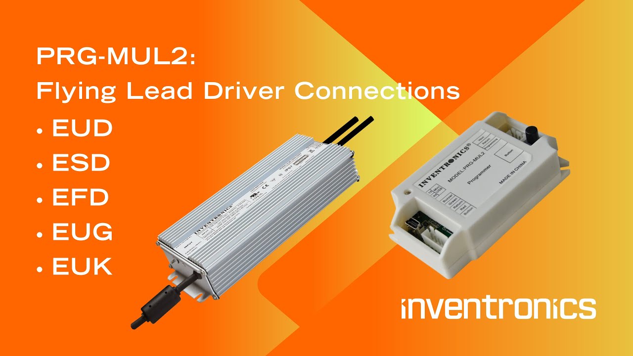 Prg Mul2 Flying Lead Driver Connections Youtube