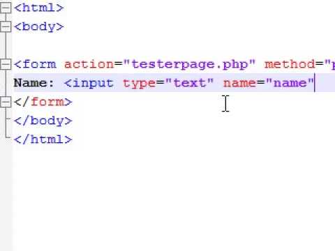 Php Tutorial 18 Beginning Forms Youtube