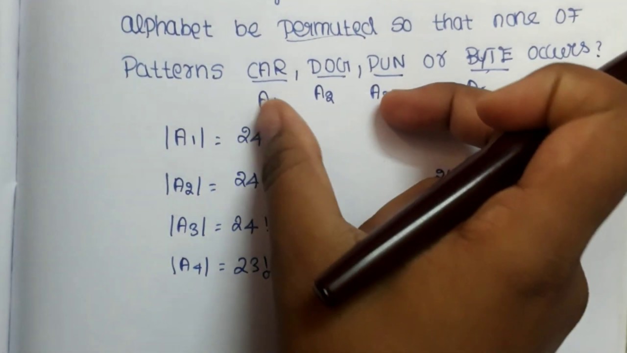 Permutation Example Problem In Tamil Youtube