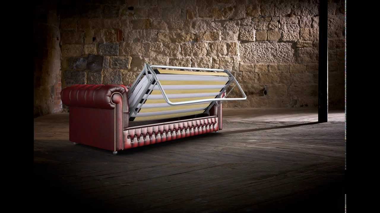 Chesterfield Sofa Bed Action In Motion Youtube