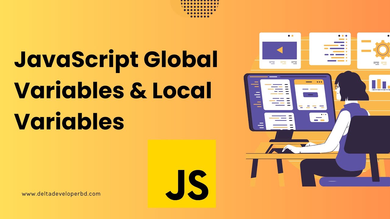 Javascript Tutorial 12 Global Variables Local Variables