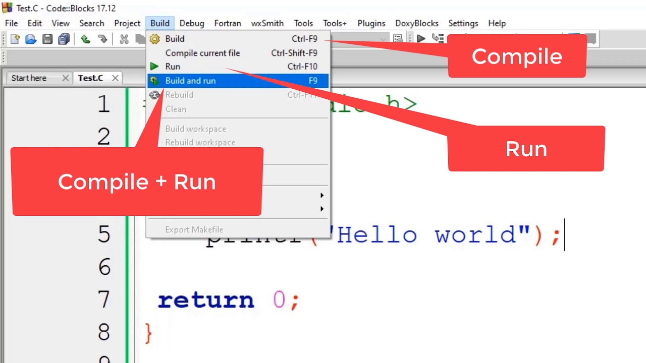 First C Program Using Codeblocks Hindi Youtube