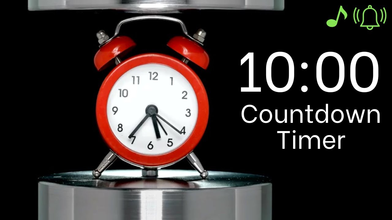 10 Minute Timer Hydraulic Press Countdown Timer Youtube
