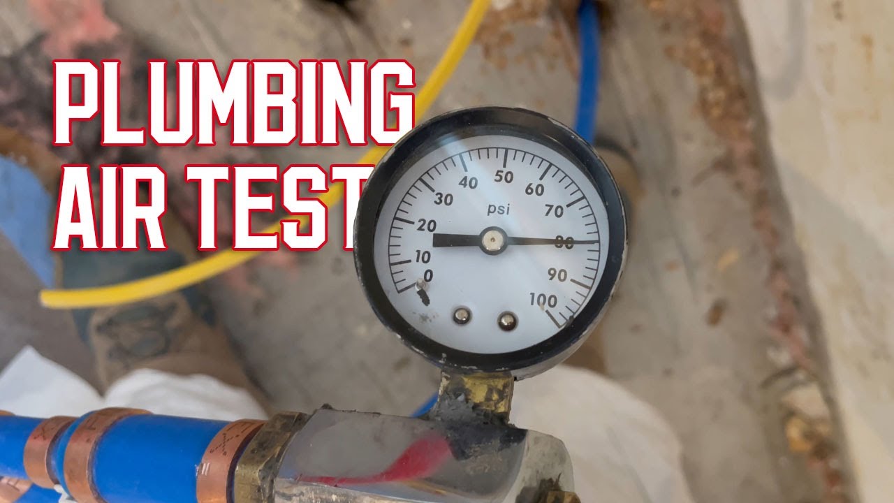 Running An Air Test On New Plumbing Episode 13 Youtube