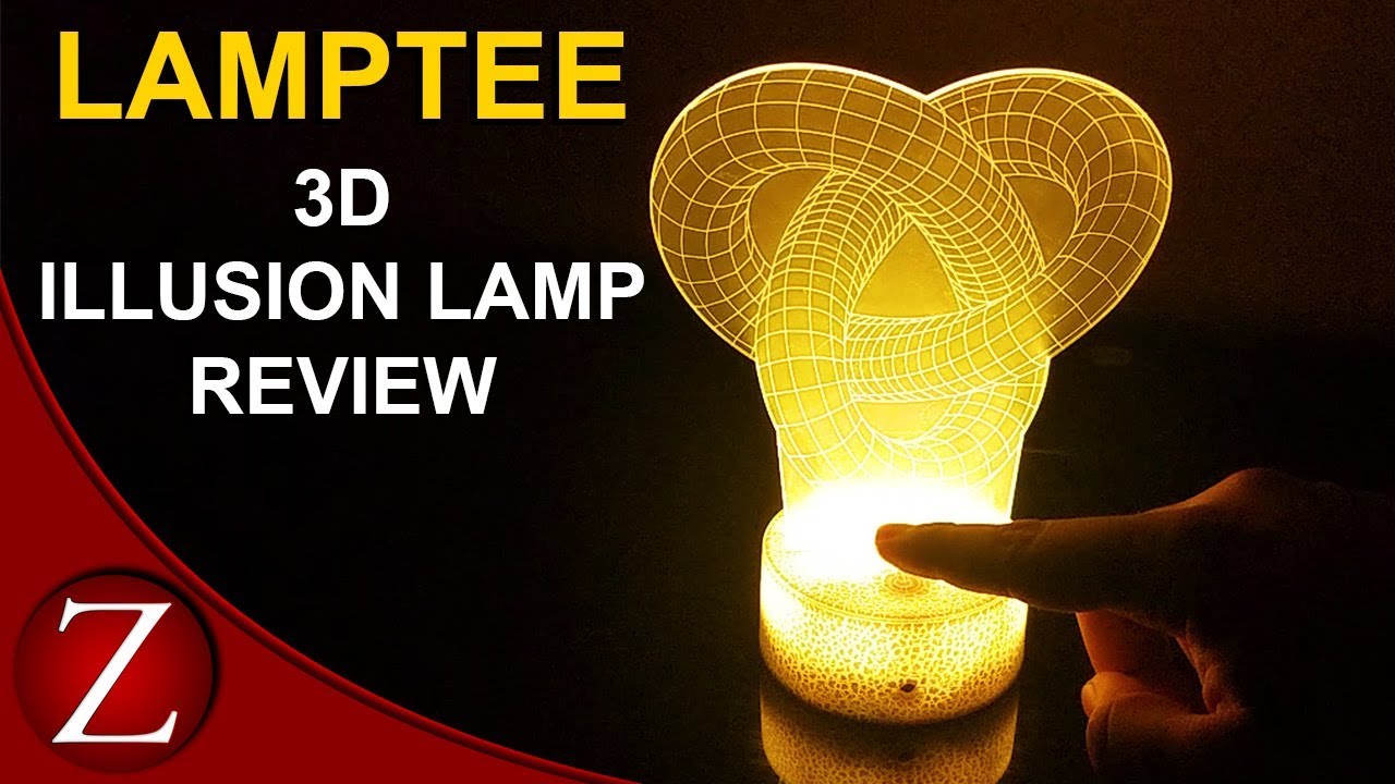 Lamptee 3d Illusion Lamp Review Youtube