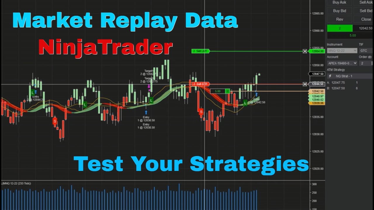 How To Download Market Replay Data In Ninjatrader Automated Strategies