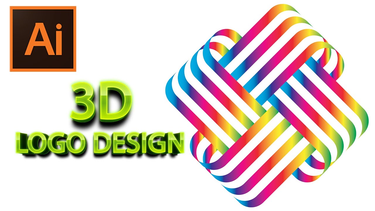 Adobe Illustrator 3d Logo Design Tutorial Youtube