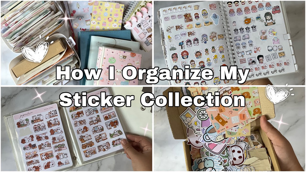My Sticker Collection And How I Organize Them Youtube