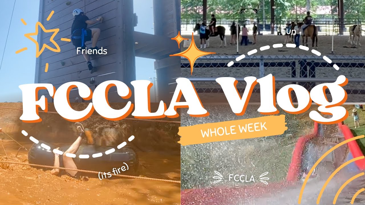 Fccla Camp Vlog Full Week Youtube