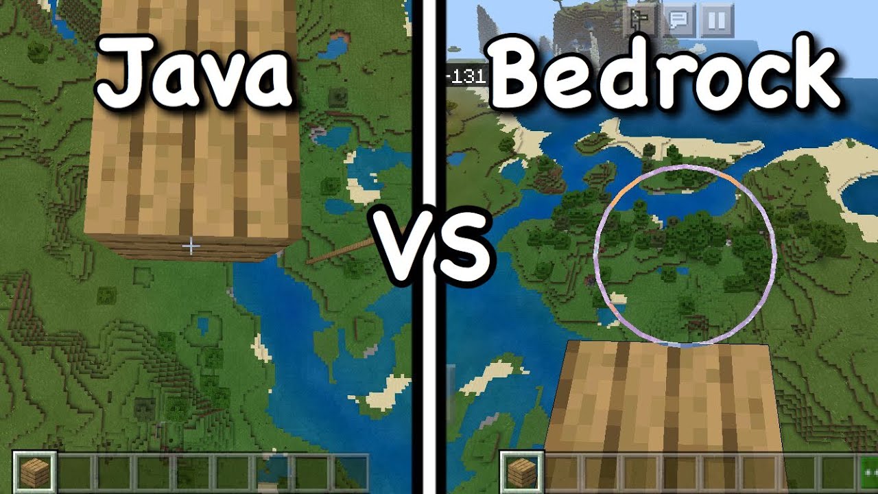 Minecraft Java Vs Bedrock Version Clash Part 2 Youtube