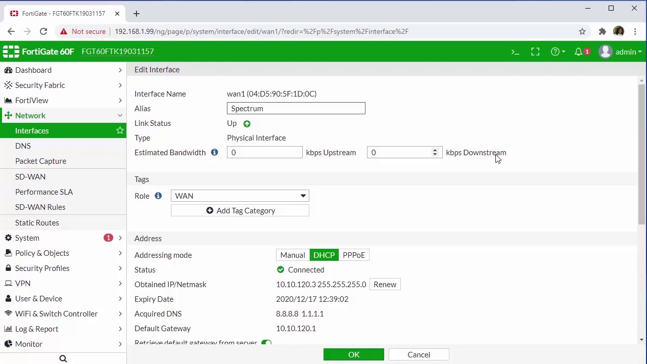 Fortinet Getting Started With A Fortigate Firewall Youtube