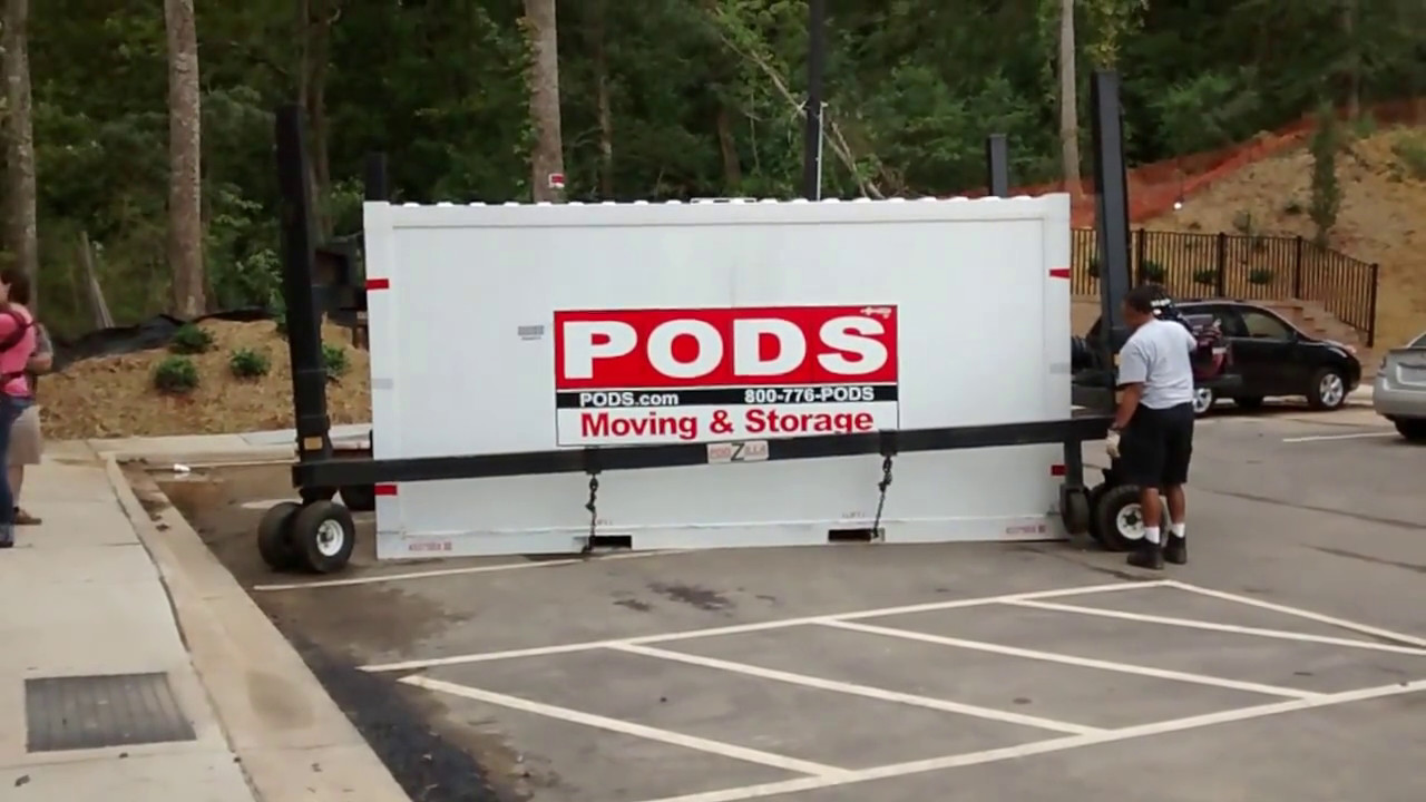 How To Load Unload Pods Container From Truck Asheville Moving