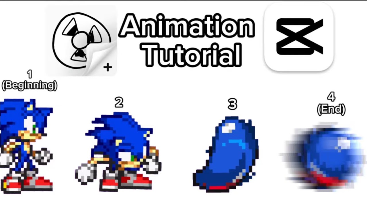 How I Make Sonic Sprite Animations Flipaclip Animation Tutorial Youtube